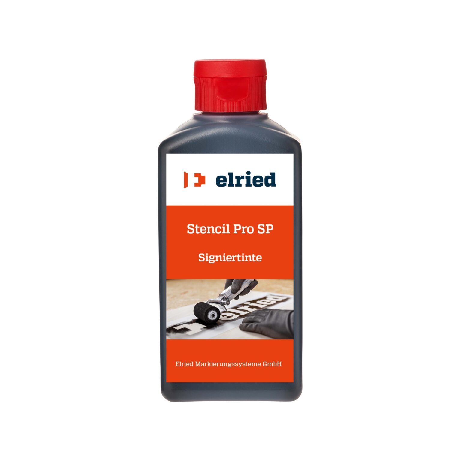 Stencil Ink Pro SP Black 250ml - Elried Markierungssysteme